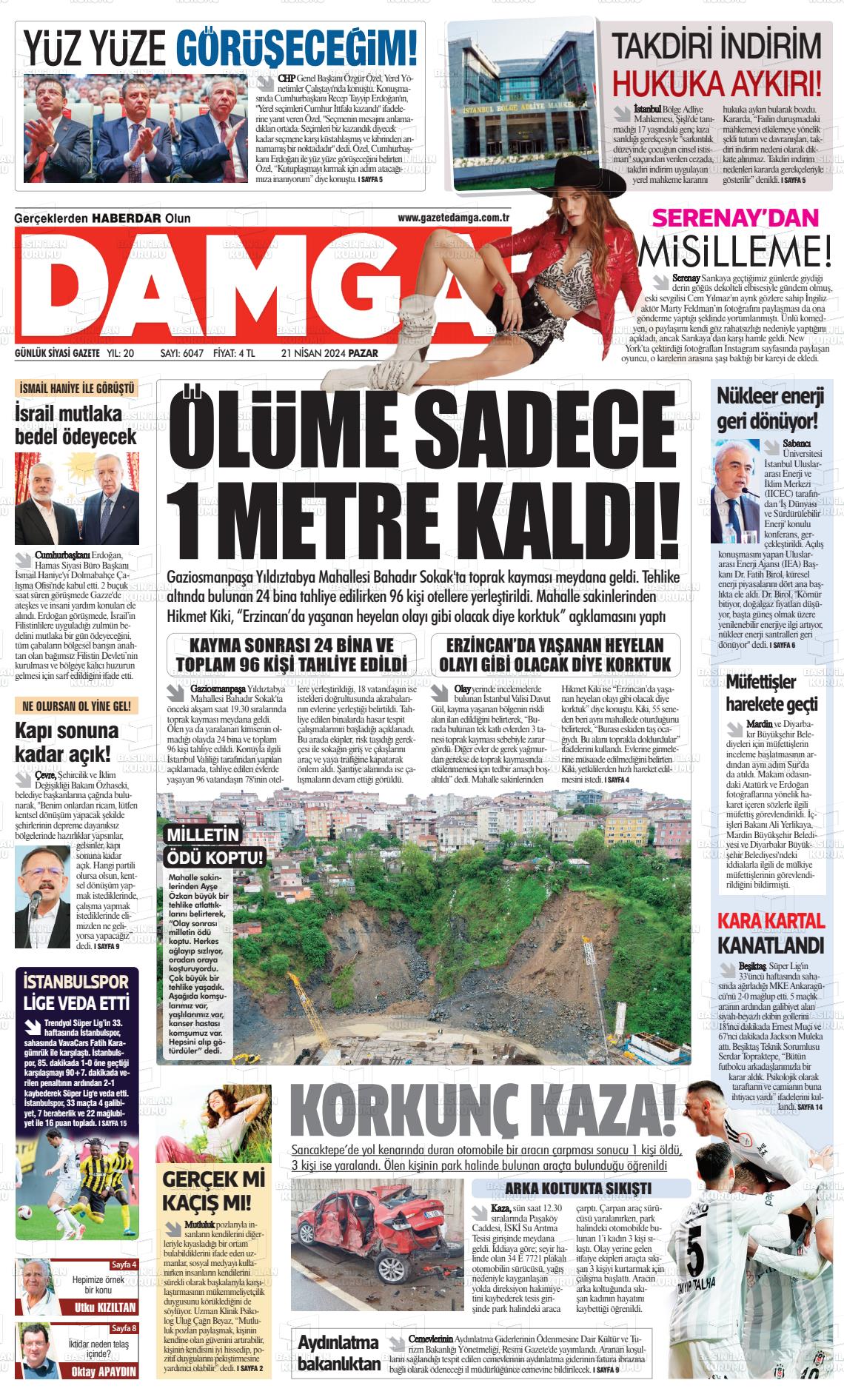 30 Mayıs 2024 tarihli Damga Gazete Manşetleri 30 Mayıs 2024 tarihli Damga Gazete Manşetleri
